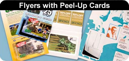 AddValue2Print: Peel-Up Cards | Flyers / Other